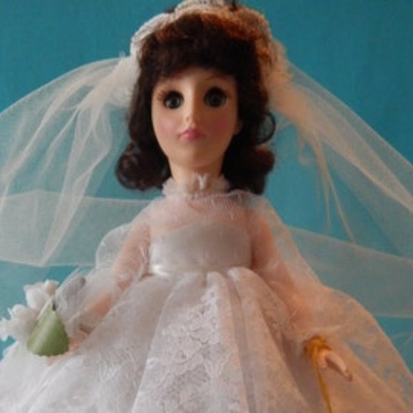 Dollcake | Toys | Vintage Collectible Effanbee Doll 3326 Bride Chestnut ...